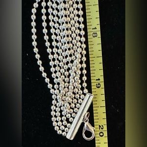 Jewelry | Necklace Waterfall Design Beaded Wcrystals Dangling 1 Strands ...